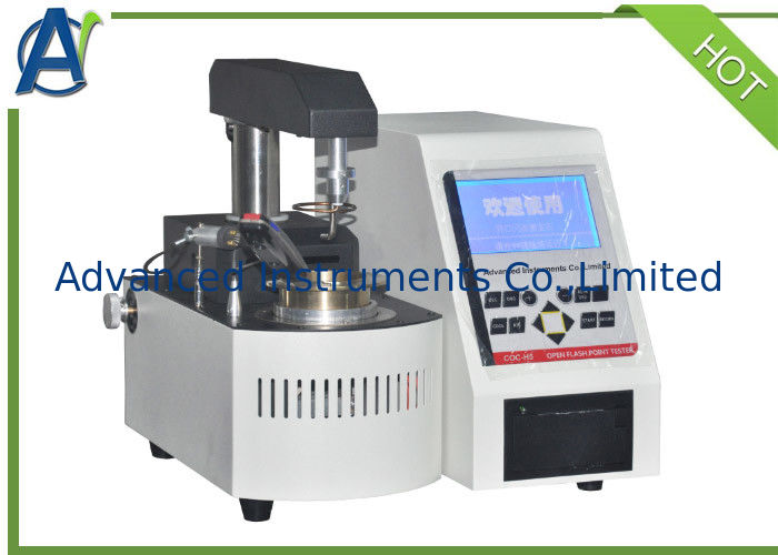 Fully Automatic COC Open Cup Flash Point Tester ASTM D92 Ambient~400℃