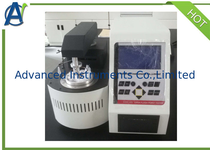 Fully Automatic COC Open Cup Flash Point Tester ASTM D92 Ambient~400℃